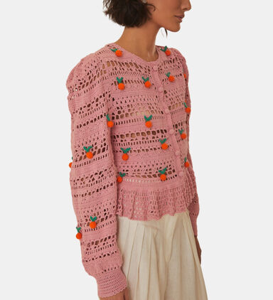 Farm Rio Crochet Blouse | Galeries Lafayette UAE