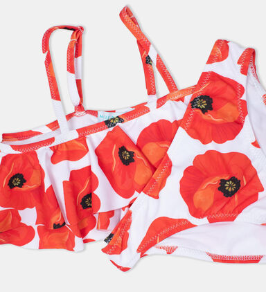 Marie Raxevsky Poppy Double Ruffled Bikini Swimsuit | Galeries ...