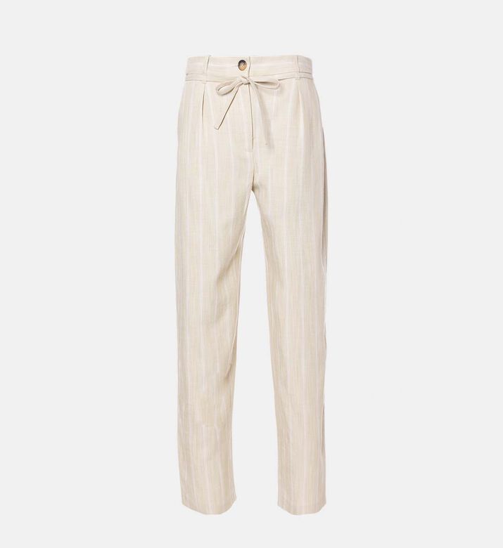 Samsoe Saluza Striped Regular-fit Trousers | Galeries Lafayette UAE, Dubai