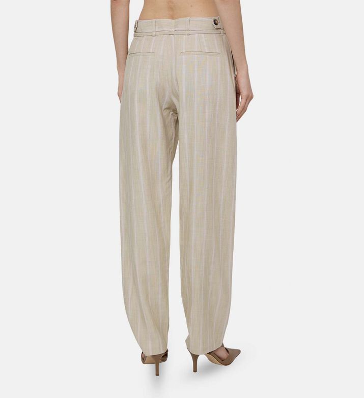 Samsoe Saluza Striped Regular-fit Trousers | Galeries Lafayette UAE, Dubai