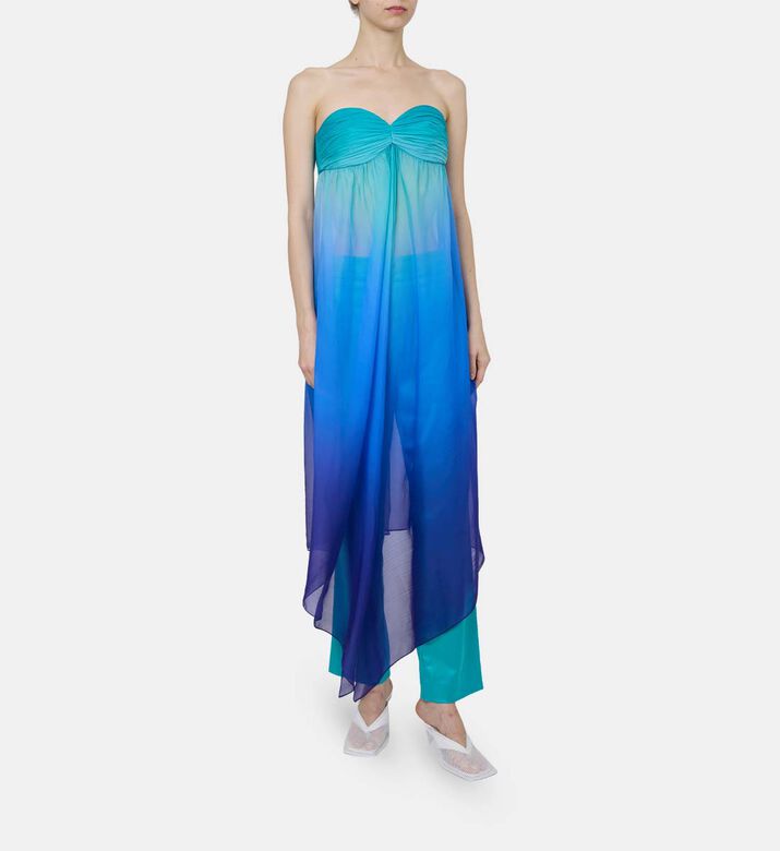 T Skaff Gradient Overlay Strapless Bustier | Galeries Lafayette UAE, Dubai