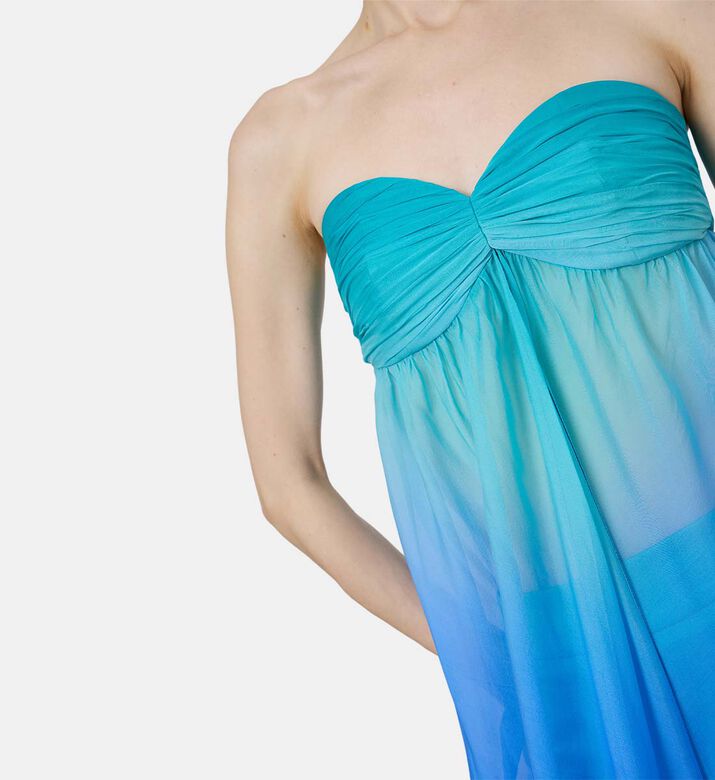T Skaff Gradient Overlay Strapless Bustier | Galeries Lafayette UAE, Dubai