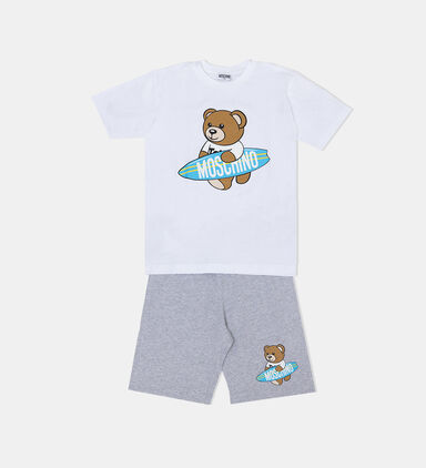 Moschino Bkt Surfer Teddy Bear Co-ord Set | Galeries Lafayette UAE